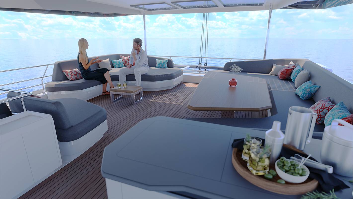 An exceptional catamaran yacht for the most demanding sailors