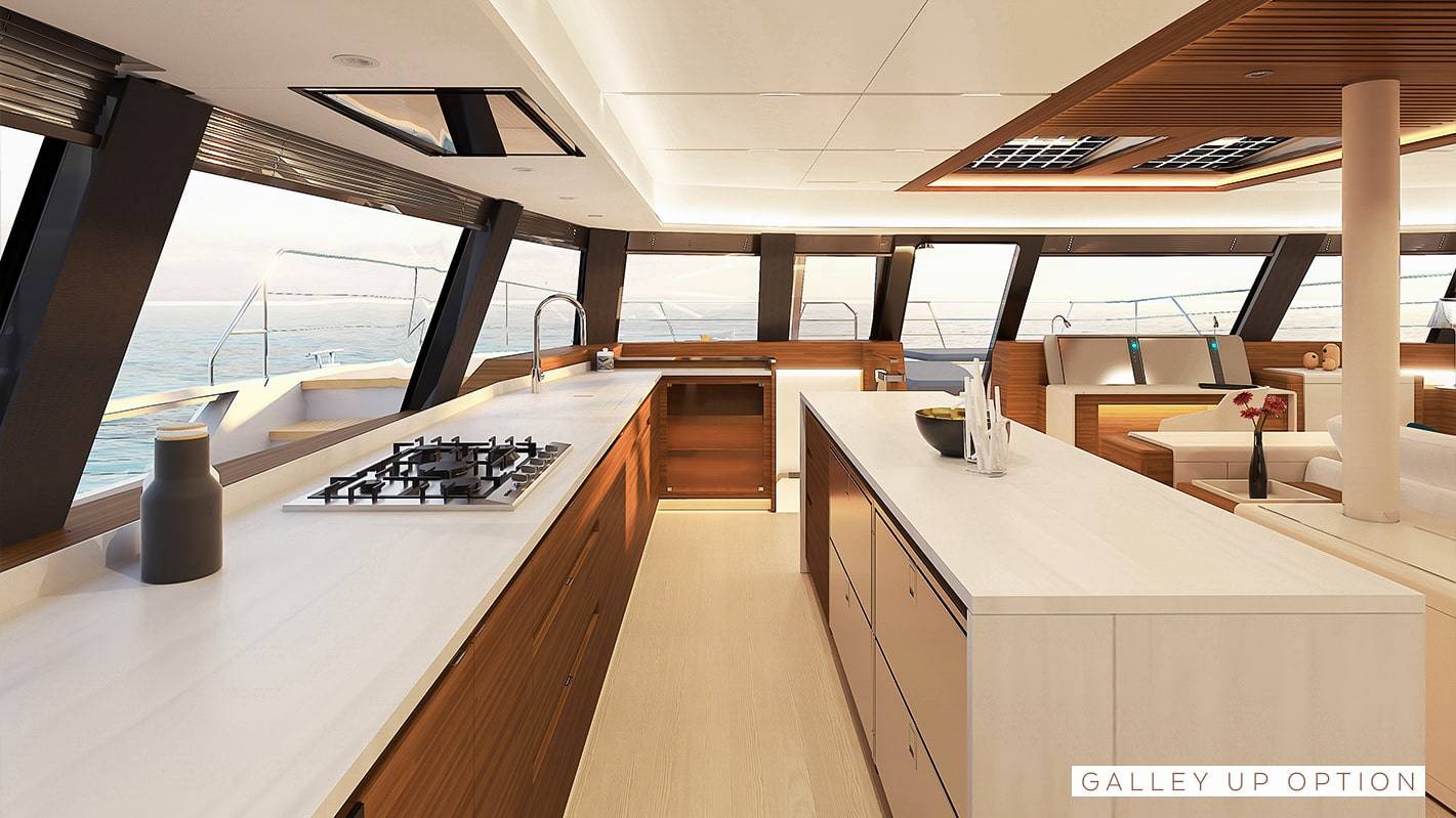 Un yate catamarán excepcional para navegantes exigentes